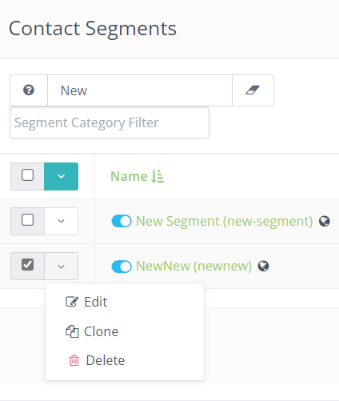 How to delete a segment – Adaptix