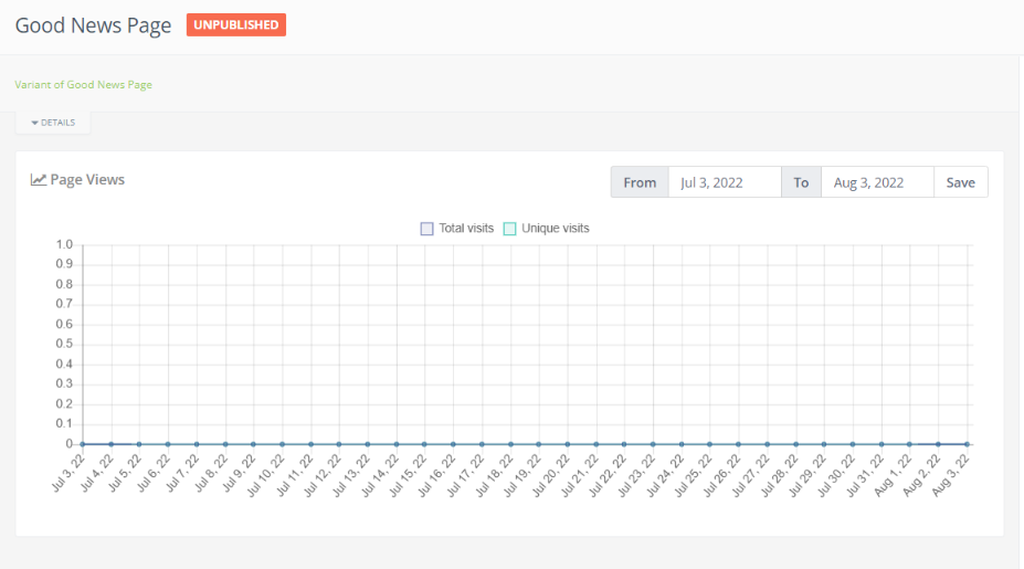 Pages Metrics in Adaptix - Adaptix